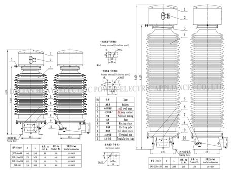 China Potential Transformer 66kv Ivt Inductive Voltage Transformers Outdoor Vt Price