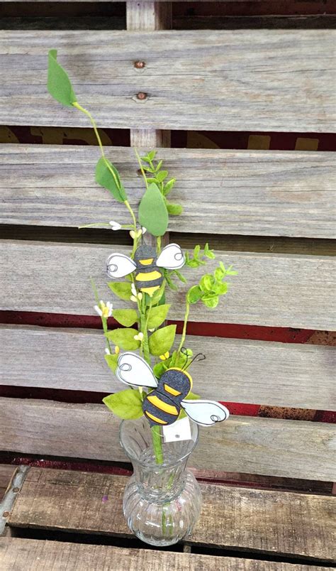 20 Bumble Bee Spray Felt Bumble Bee Spray Etsy