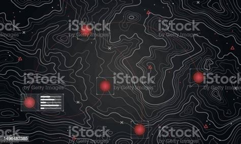 지형 선 지도의 야외 패턴입니다 나무 반지 카운트의 벡터 라인 패턴입니다 야외 개념 템플릿에 대한 개요 패턴입니다 나무의 윤곽 지리적 배경에 대한 개념 지형도에 대한 스톡