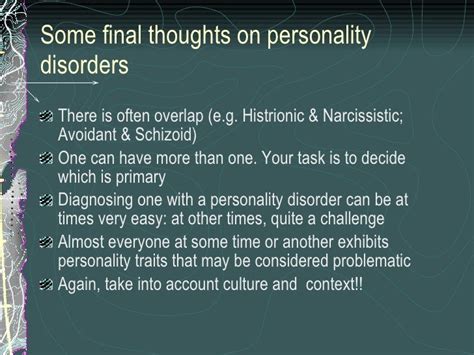 Dependent And Histrionic Personality Disorders