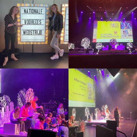 Op Uitnodiging Van Alix Wassing Van Stichting Lezen Aanwezig Bij De