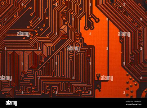 Electronic Circuit Board Abstract Background Computer Motherboard Close Up Modern Technologies