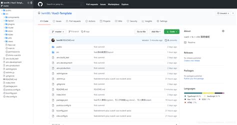 Vue3tsvite 搭建一个简易开发模板 附预览地址vue3 Vite框架网站模板 Csdn博客