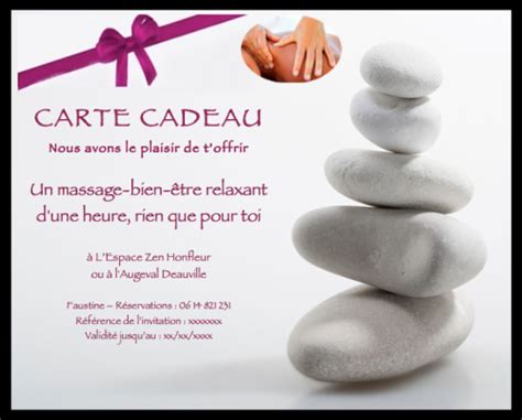 Bon Pour Un Massage A Imprimer