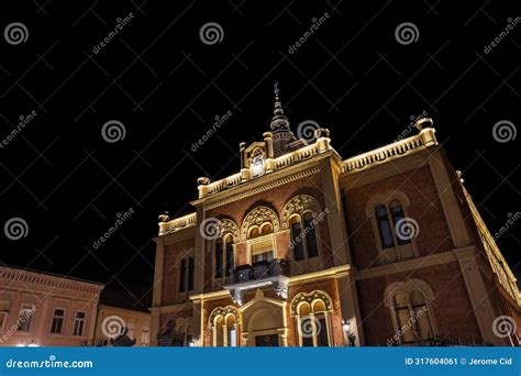 Selective Blur On Vladicanski Dvor The Bishop Episcopal Palace With