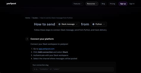 How To Send A Slack Message From Python Yeetpost