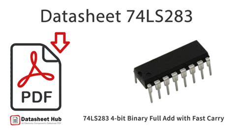 74ls283 4 Bit Binary Full Add With Fast Carry Datasheet Hub
