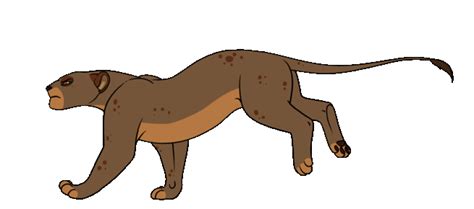 Running Lion Animated 
