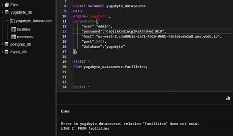 [bug] failed to fetch table from yugabytedb · issue 6070 · mindsdb mindsdb · github