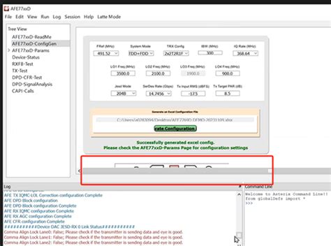 Gt Afe7769d Evaluation Can Not Set Up Rxfb Rf And Microwave Forum Rf And Microwave Ti E2e