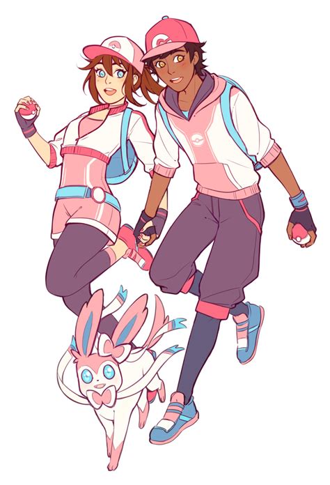 Trainers By Starpotion On Deviantart Oc Pokemon Pokemon Comics Pokemon Fan Art Pokemon