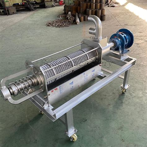 How Does A Screw Press Solid Liquid Separator Work