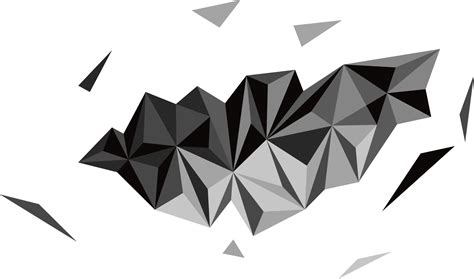 Grey Abstract Low Poly Or Polygonal Shape 24283300 Vector Art At Vecteezy