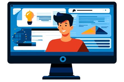 Virtual Classroom Tech Vector Illustration Premium Ai Generated Vector