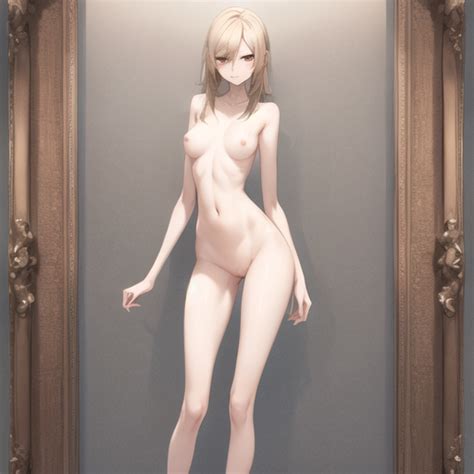 Rule 34 1girls Ai Generated Blonde Hair Brown Eyes Catwalk Female Lanky Modelling Nemus Waifu