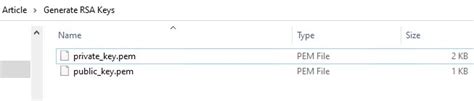 generate rsa public and private keys using openssl