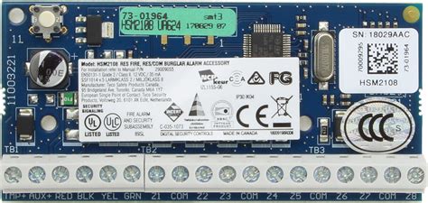 Moduł DSC HSM2108 8 linii 12V centrale PowerNeo Sabotażowy