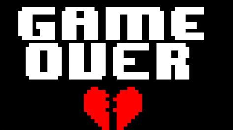 Pixilart Undertale Game Over By Zeldaking
