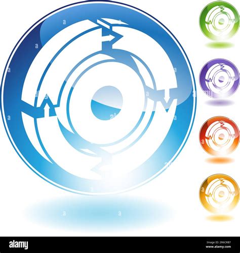 Business Diagram Buttons Of Work Flow Stock Vector Image And Art Alamy