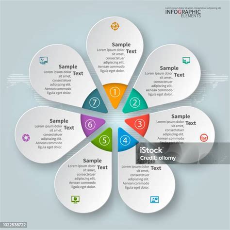 추상적인 3d 종이 인포 그래픽 비즈니스 템플릿입니다 벡터 일러스트 레이 션 거래자에 대한 스톡 벡터 아트 및 기타 이미지