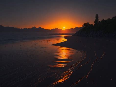 Premium Photo Sunset Background