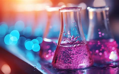 Premium Ai Image Banner Laboratory Glassware