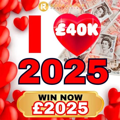 £40k Win £2025 Instantly £2000 End Prize Raffleade
