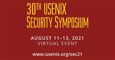 Usenix Security 21 Summer Accepted Papers Usenix