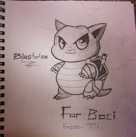 Chibi Blastoise Sketches Drawings Chibi