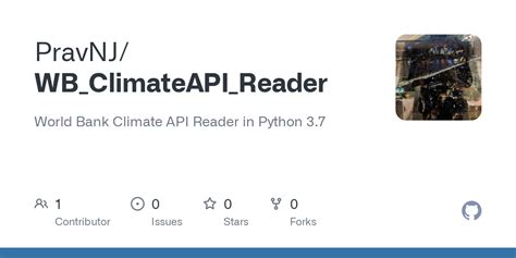 Github Pravnjwbclimateapireader World Bank Climate Api Reader In Python 37
