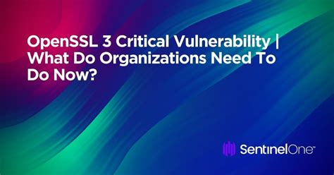 openssl 3 critical vulnerabililty what do organizations need to do now phoenix technology