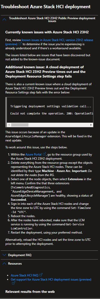 Triggering Deployment Settings Validation Failed Microsoft Community Hub
