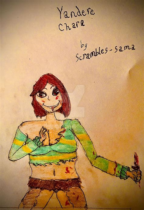 My Redraw Of Scrambles Sama Yandere Chara By Dragonfear92 On Deviantart