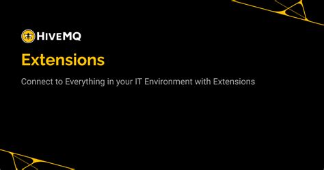 Hivemq Extensions Marketplace Mqtt Integration Made Easy