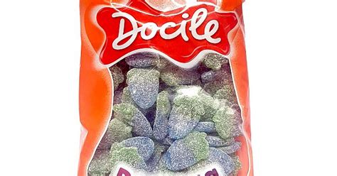 Docile Sour Blue Raspberries 1kg Bags Sweetco