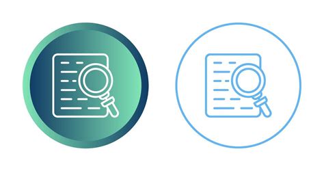 Document With Magnifying Glass Vector Icon 39962179 Vector Art At Vecteezy