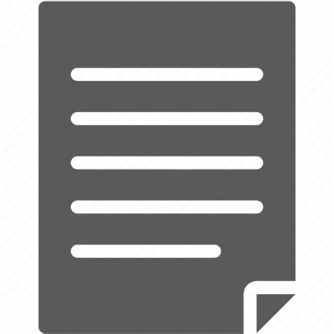 Document Memo Paper Icon Download On Iconfinder