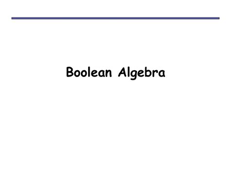 Booleanalgebra 140914001141 Phpapp01 1ppt