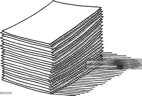 How To Draw A Stack Of Papers