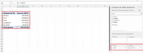 Ordenar Datos en una Tabla Dinámica Ninja del Excel