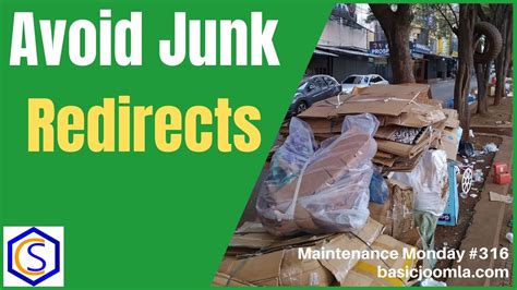 How To Avoid Junk Urls Ending Up In The Joomla Redirect Plugin 🛠 Mm 316 Youtube