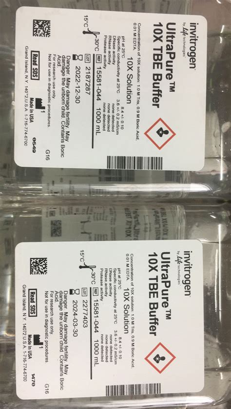 Harga Jual Invitrogen 1558104 UltraPure TBE Buffer 10X