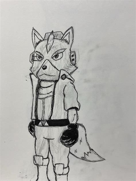 Fox Mccloud Star Fox Fan Art On Behance