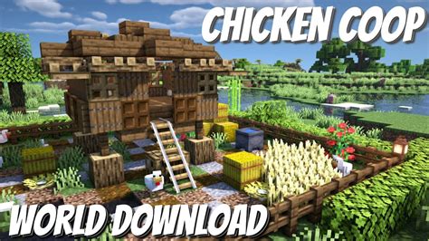 Minecraft Chicken Coop How To Make A Chicken House In Minecraft
