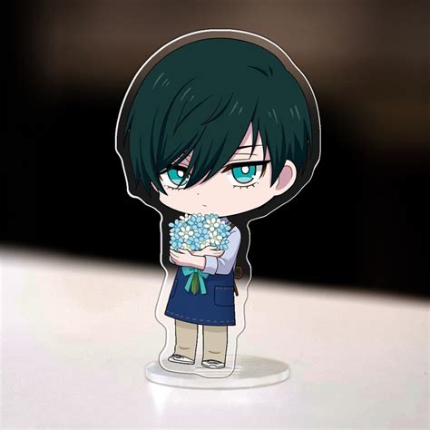 Mô hình Standee Chibi Blue Lock Isagi Chigiri Meguru Nagi Rin Chigiri Shidou Reo Sae Barou trang