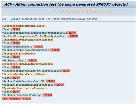 Pc00 M20 Acf Chk Prx Sap Tcode Acf Sproxy Connection Test