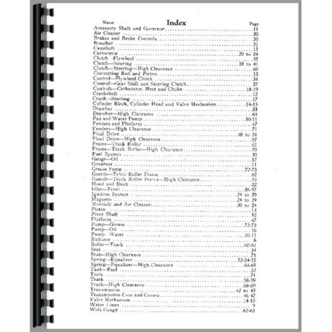 Caterpillar 10 Crawler Parts Manual Sn Pt1 Pt4929