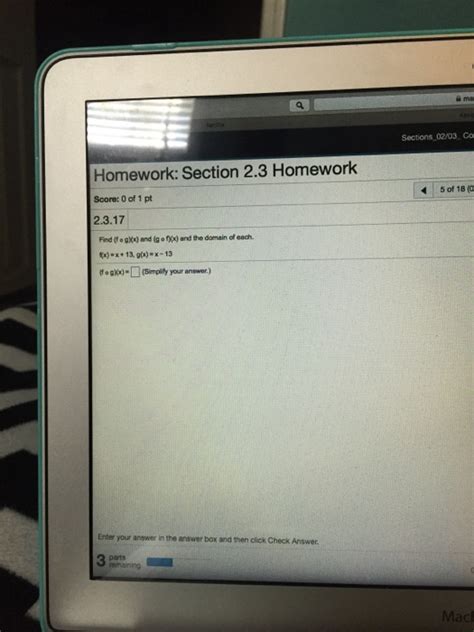 Solved Sections 02 03 Homework Section 2 3 Homework Score