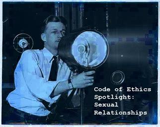 Code Of Ethics Spotlight Sexual Relationships SWTP