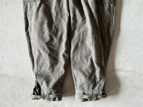 40s Swedish Army M39 Wool Trousers Ohal Vintageandremake